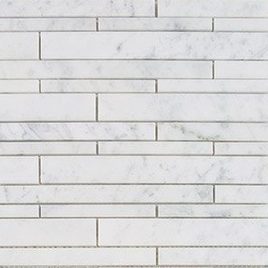 Stagger Carrara Mosaic - Decorative Materials