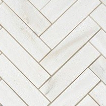 White Haze 1x4 Herringbone Mosaic, Honed - Decorative Materials