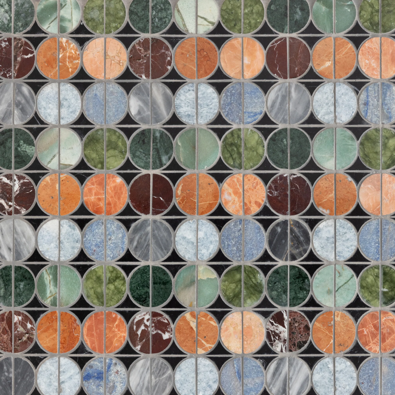 Micro Moons Black Mosaic - Decorative Materials