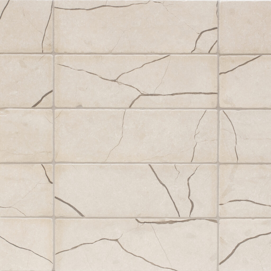 Tumbled Balkan Beige Limestone 4" x 12" - Decorative Materials