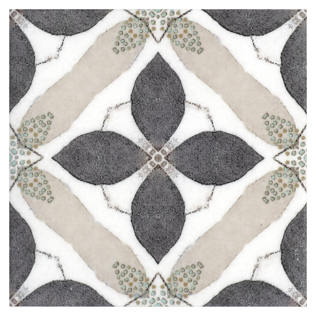 Harlow Charcoal Ash on Thassos - Decorative Materials