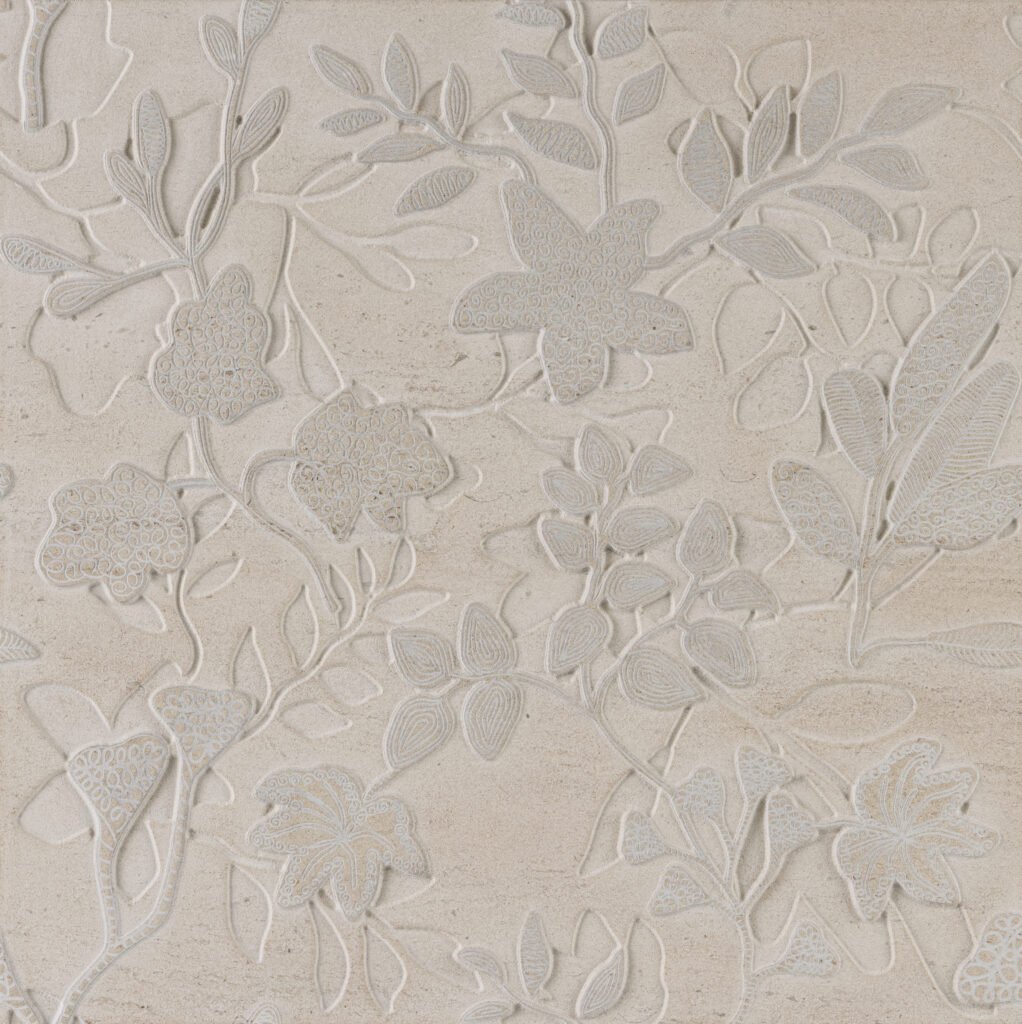 Sanctuary By Lori Weitzner Moca Cream Limestone Dimensional Field ...