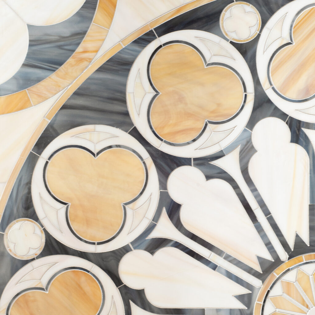 Notre Dame Neutral Glass - Decorative Materials