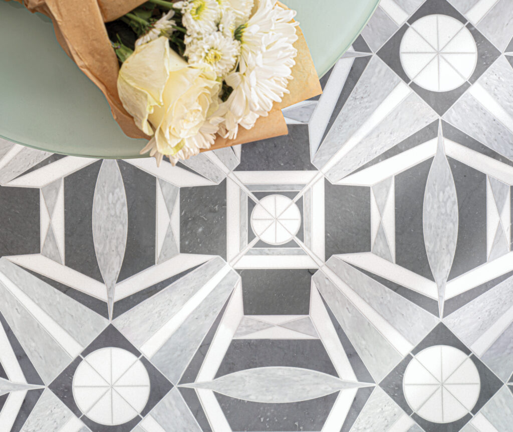 Tour Eiffel Mosaic Floor - Decorative Materials