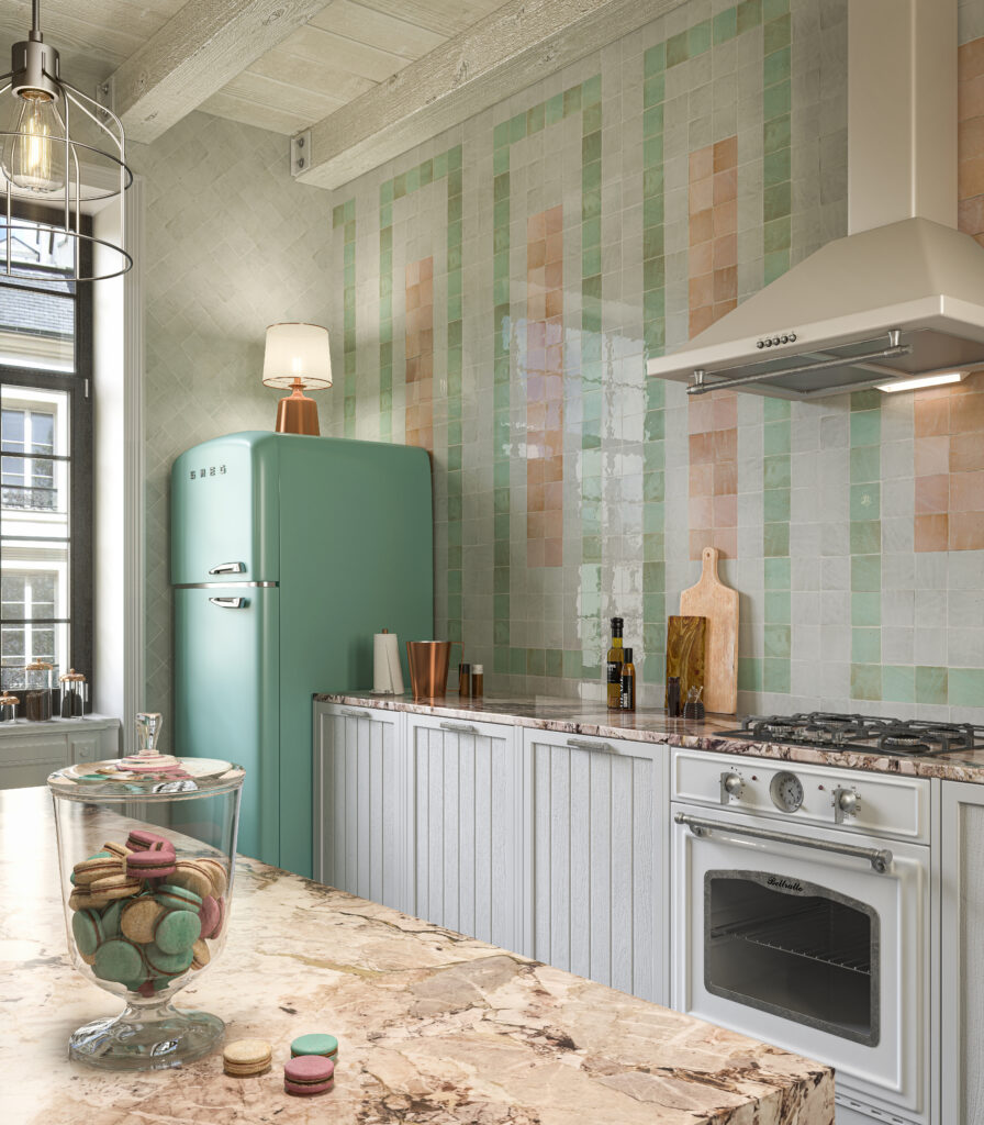 Zellige Kitchen Backsplash - Decorative Materials